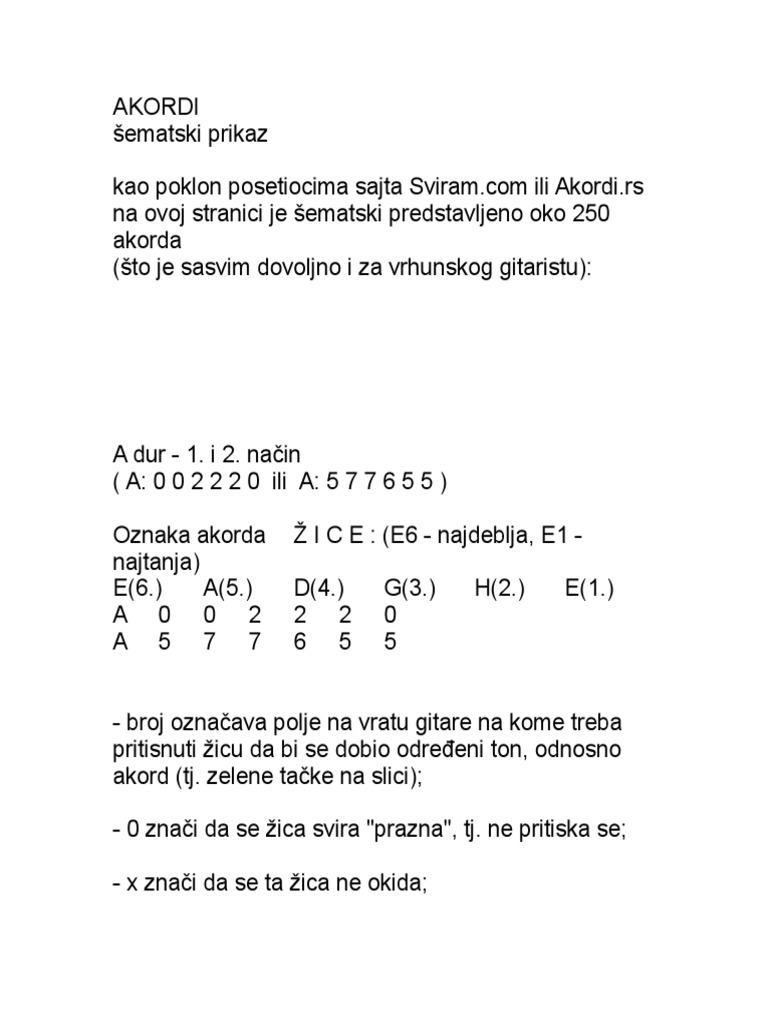Akordi | PDF