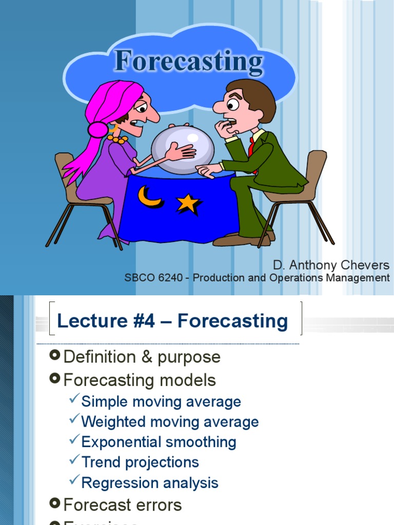 SBCO Forecasting HB Student | PDF | Forecasting | Least Squares