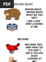 Brown Bear I SEE Pocket Chart Simple Sentences | PDF | Mystery ...