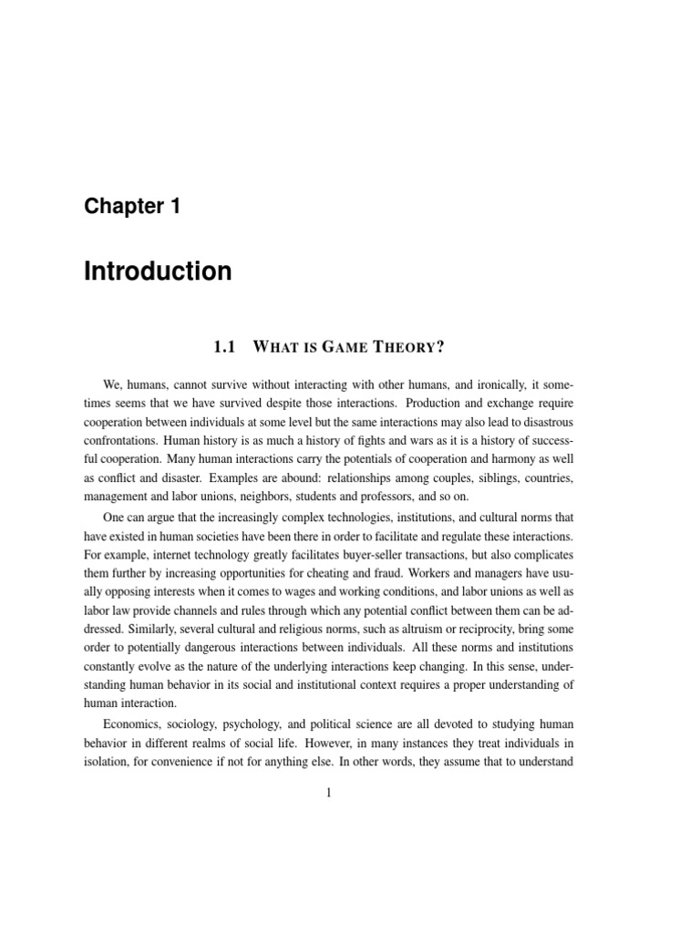 Game Theory Lecture Notes - Levent Kockesen | PDF | Game Theory ...