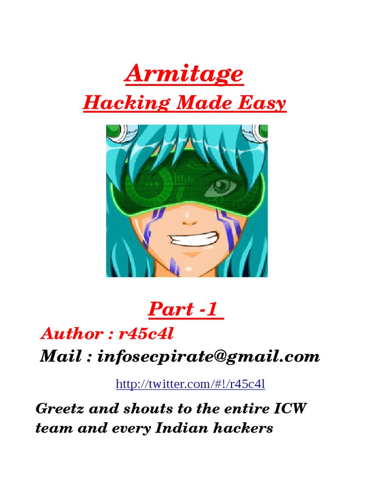 Armitage Hacking Mode Easy | PDF | Screenshot | Penetration Test