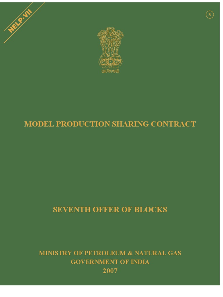 Production Sharing Contract (PSC) | Petroleum Reservoir | Petroleum