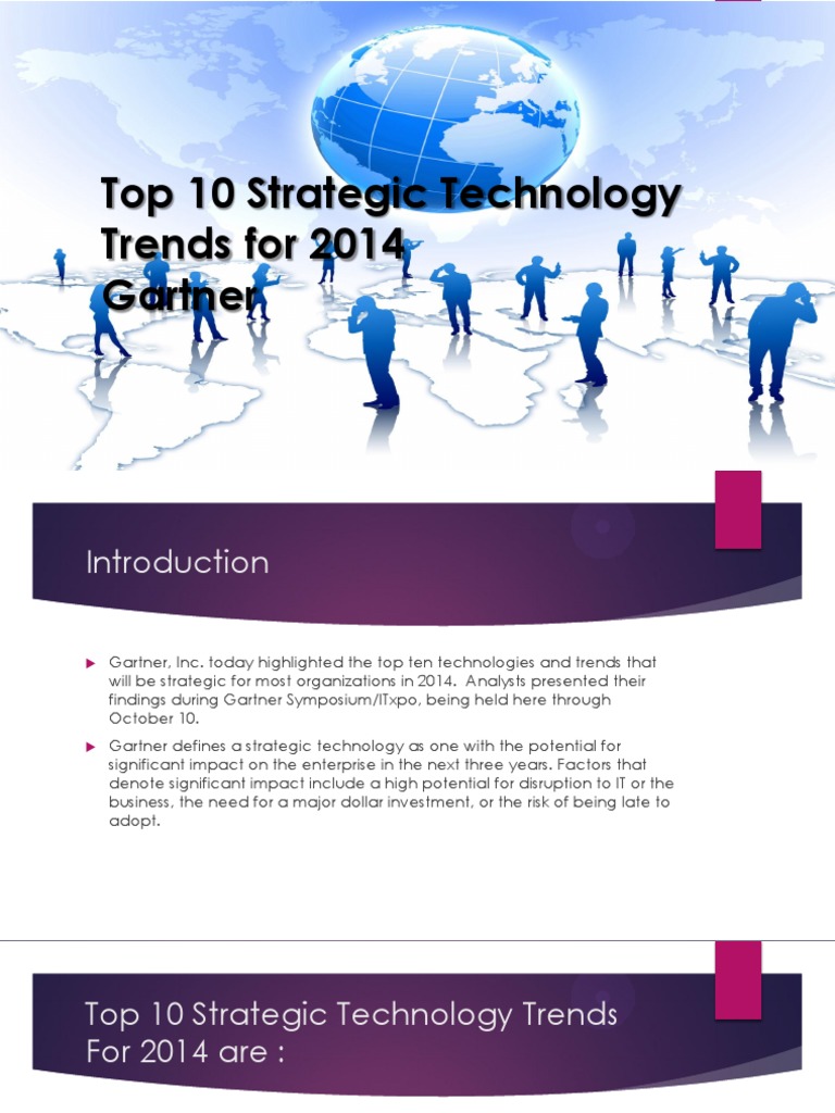 Top 10 Strategic Technology Trends For 2014 | PDF | Cloud Computing ...