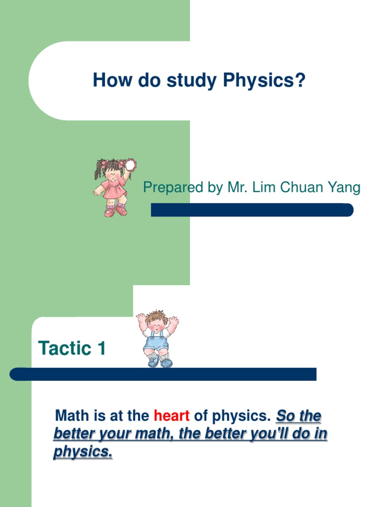 How Do Study Physics | PDF | Physics | Learning