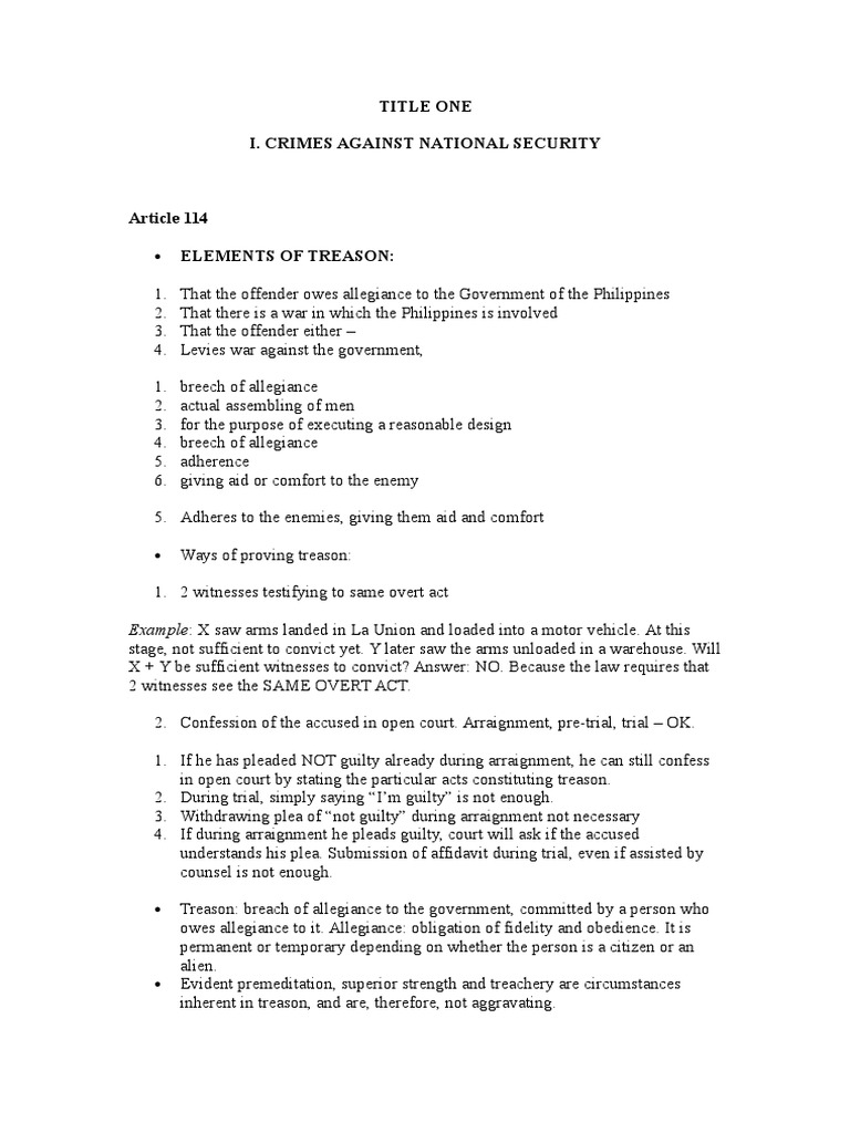 RPC Book 2 | PDF | Treason | Rebellions