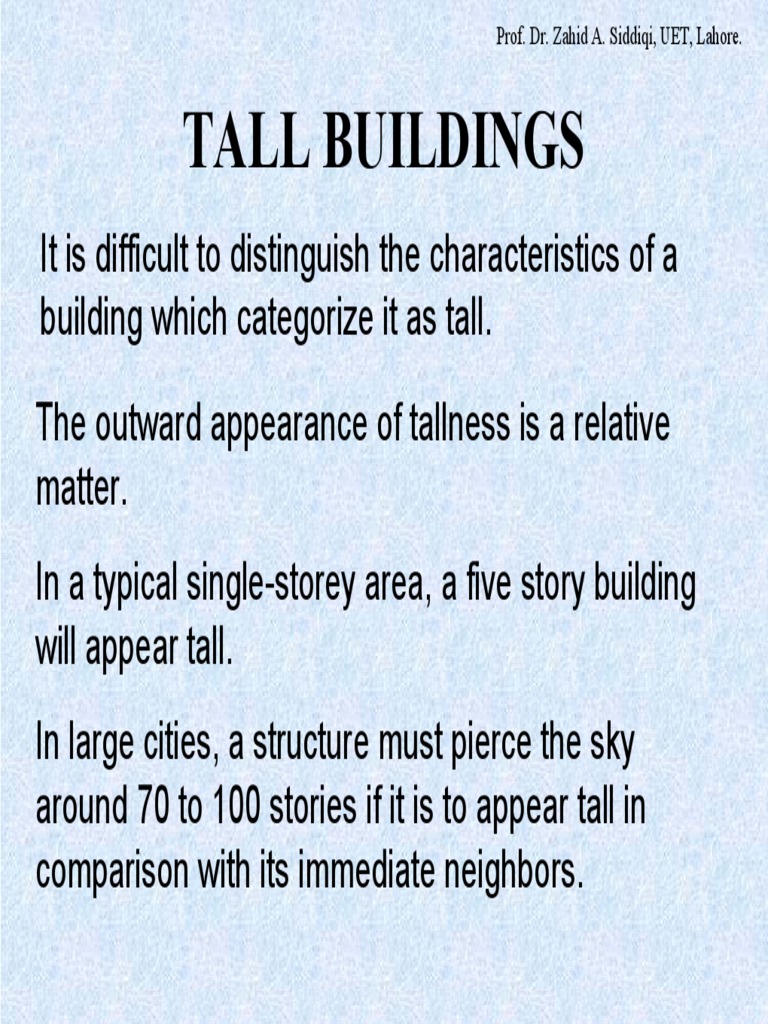 Tall Building | PDF | Framing (Construction) | Column