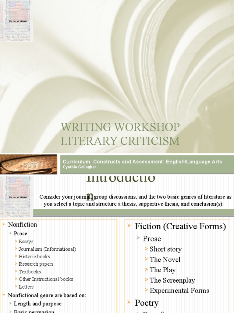 Writing Workshop Curriculum Guide | PDF | Thesis | Rubric (Academic)