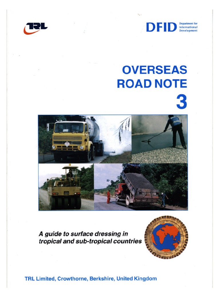 Overseas Road Note 03 | PDF | Asphalt | Road Surface