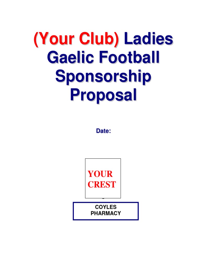 Football Sponsorship Proposal Guide | PDF | Sponsor (Commercial ...