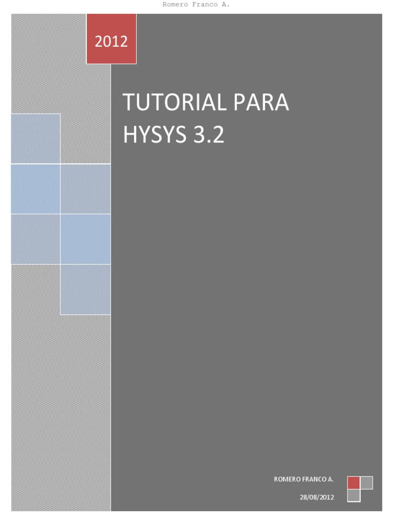 Tutorial Hysys 3.2 | PDF | Velocidad de reacción | Cinética química