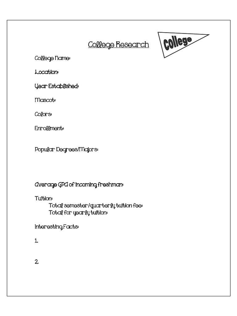 College Research | PDF