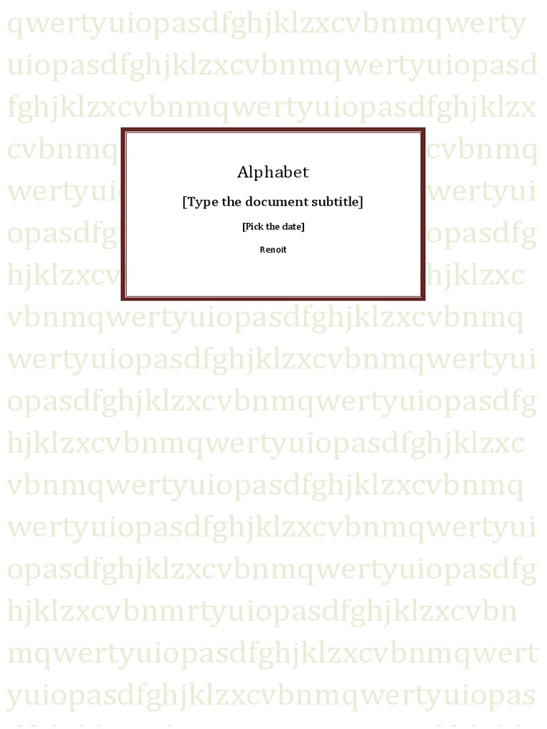 QWERTYUIOP Meaning Explained | PDF