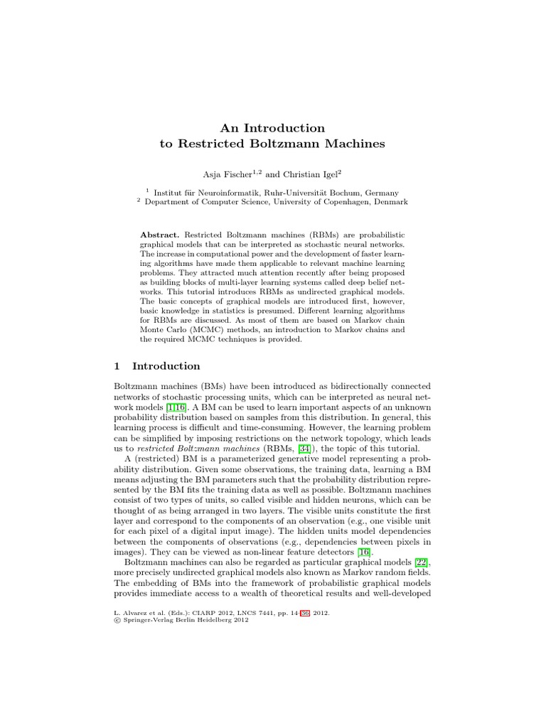 AItRBM Proof | PDF | Markov Chain | Artificial Neural Network