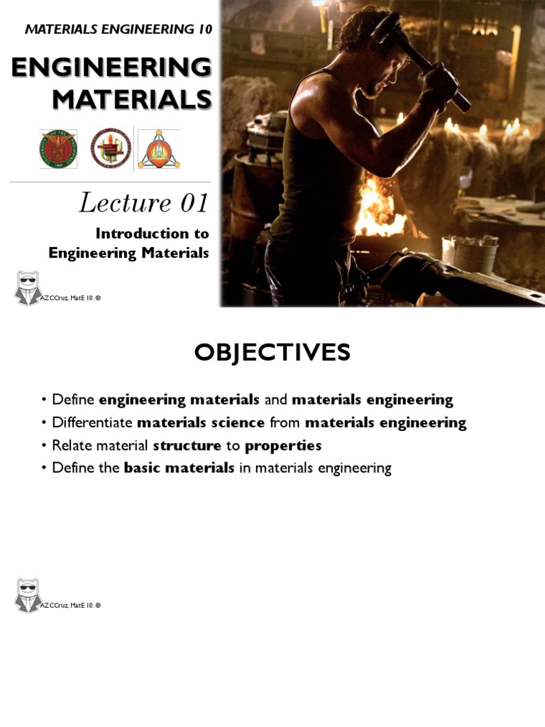 Lecture 1 - Introduction To Engineering Materials | PDF | Materials ...