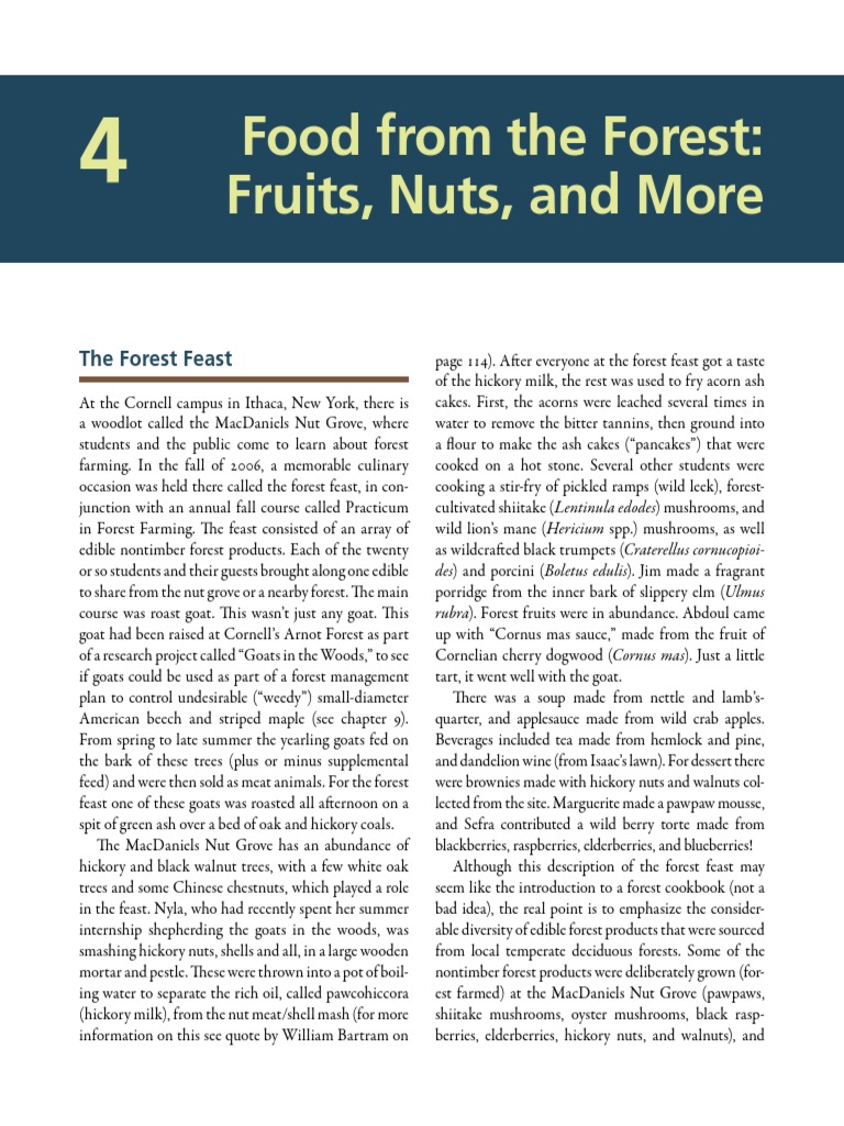 Farming The Woods - Sample From Chapter 4: Food From The Forest | PDF ...