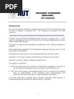 Dfe Teachers Standards 2011 | PDF | Teachers | Educational Assessment