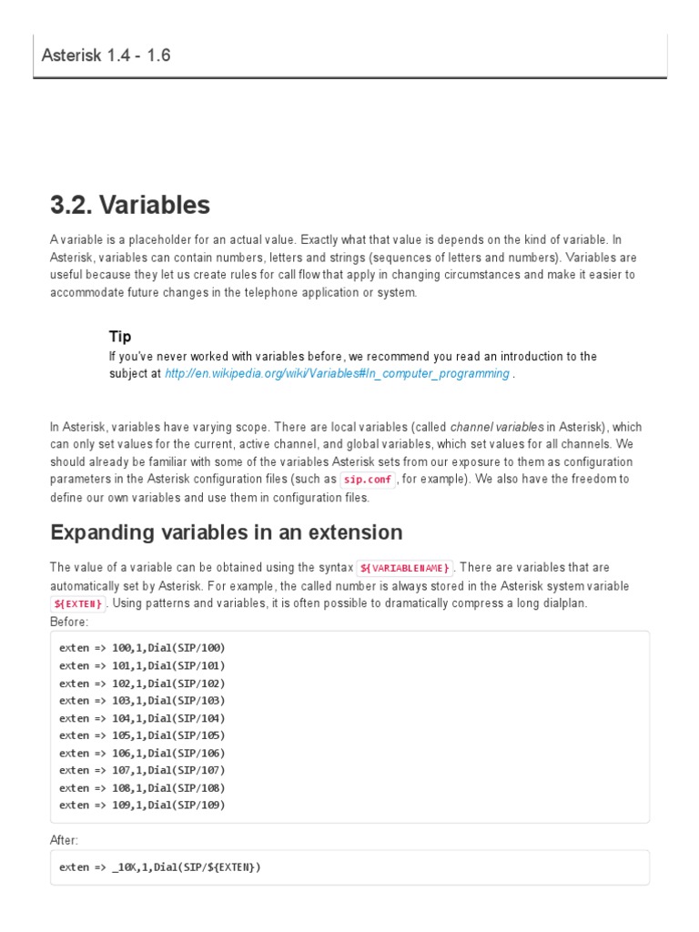 Variables Asterisk | PDF | String (Computer Science) | Variable (Computer Science)