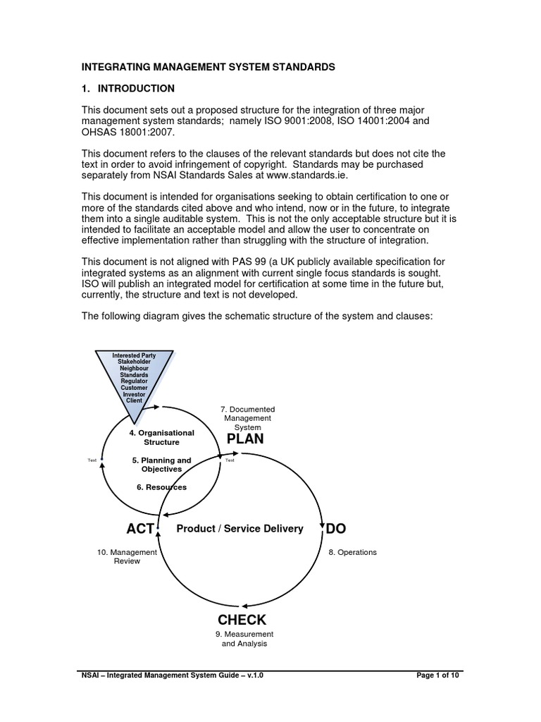 9k 14k 18k Integeration Guide | PDF | Iso 9000 | Occupational Safety ...