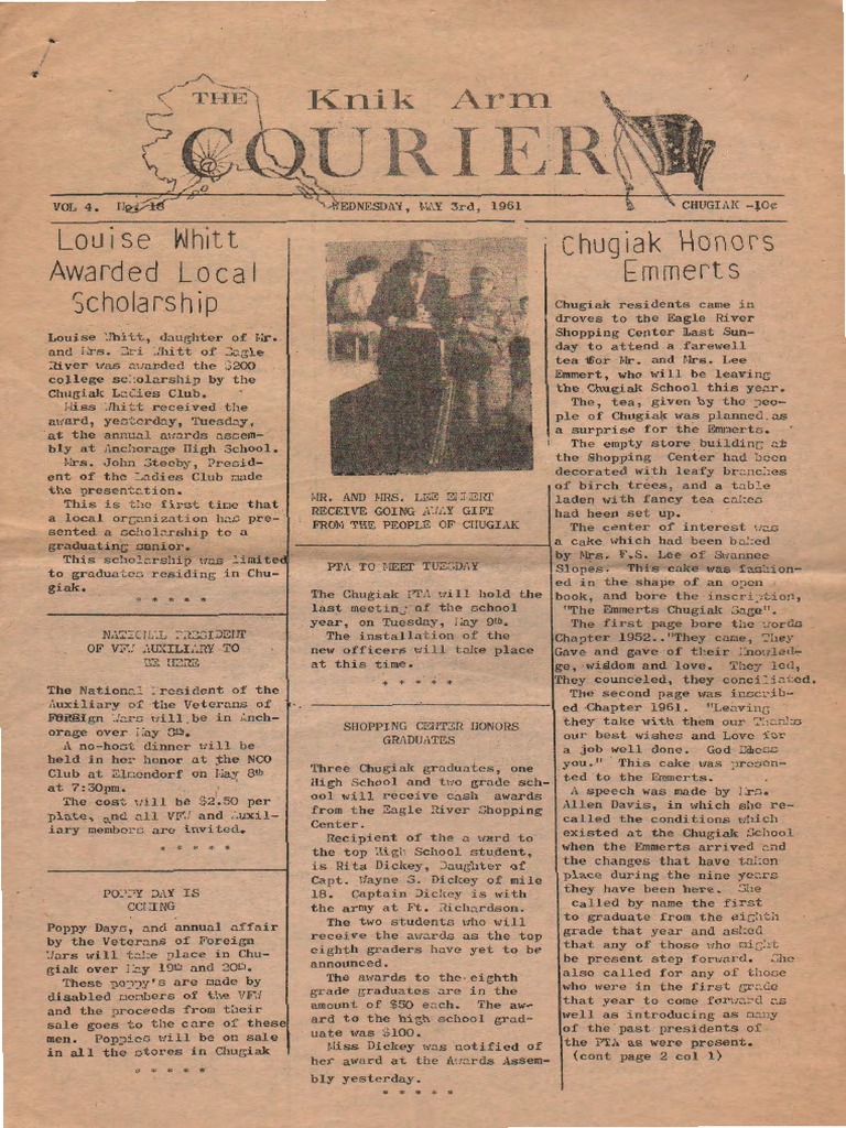 Louise Hit T Awarded Loca Scholarship: Chugiak | PDF | Foods