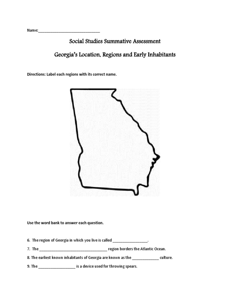 Social Studies Unit 1 Summative | PDF | Travel