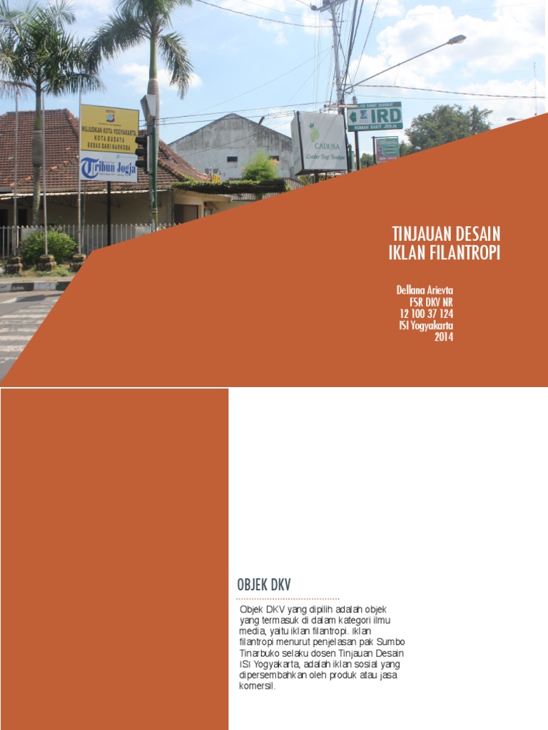 Layout Design: Tinjauan Desain Iklan Filantropi | PDF