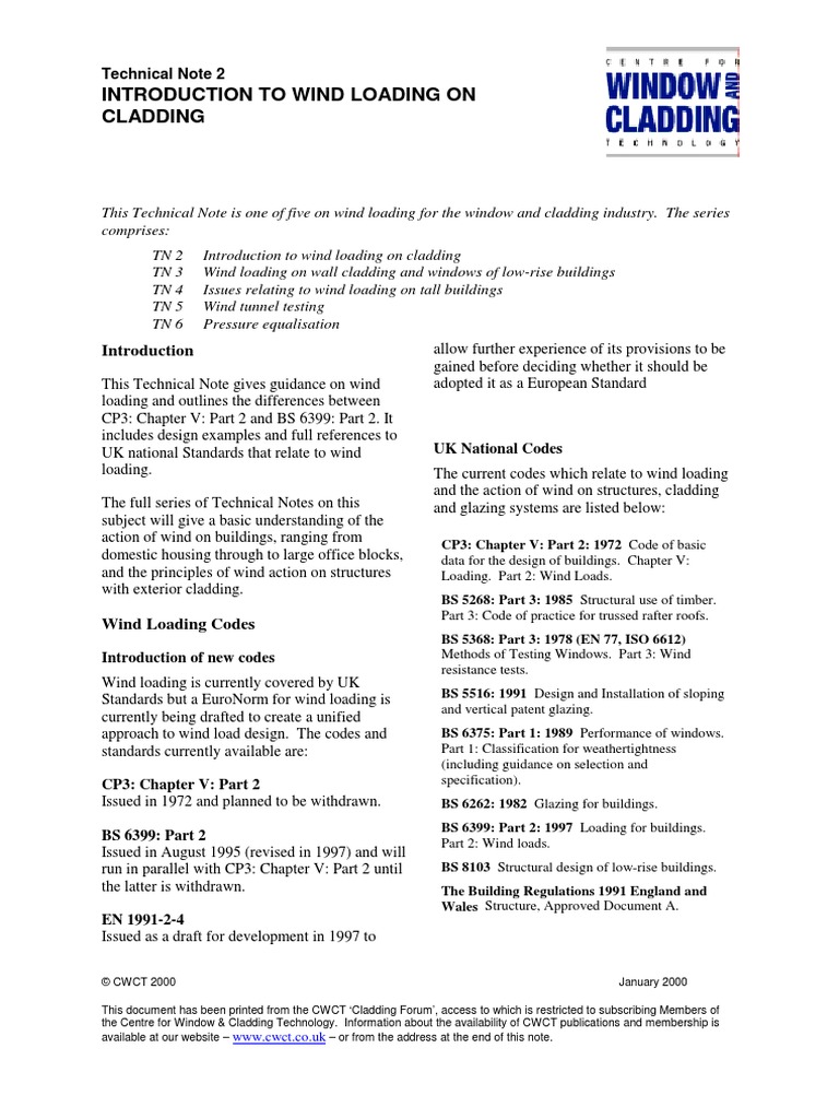 Wind Load Standards | PDF | Engineering | Science