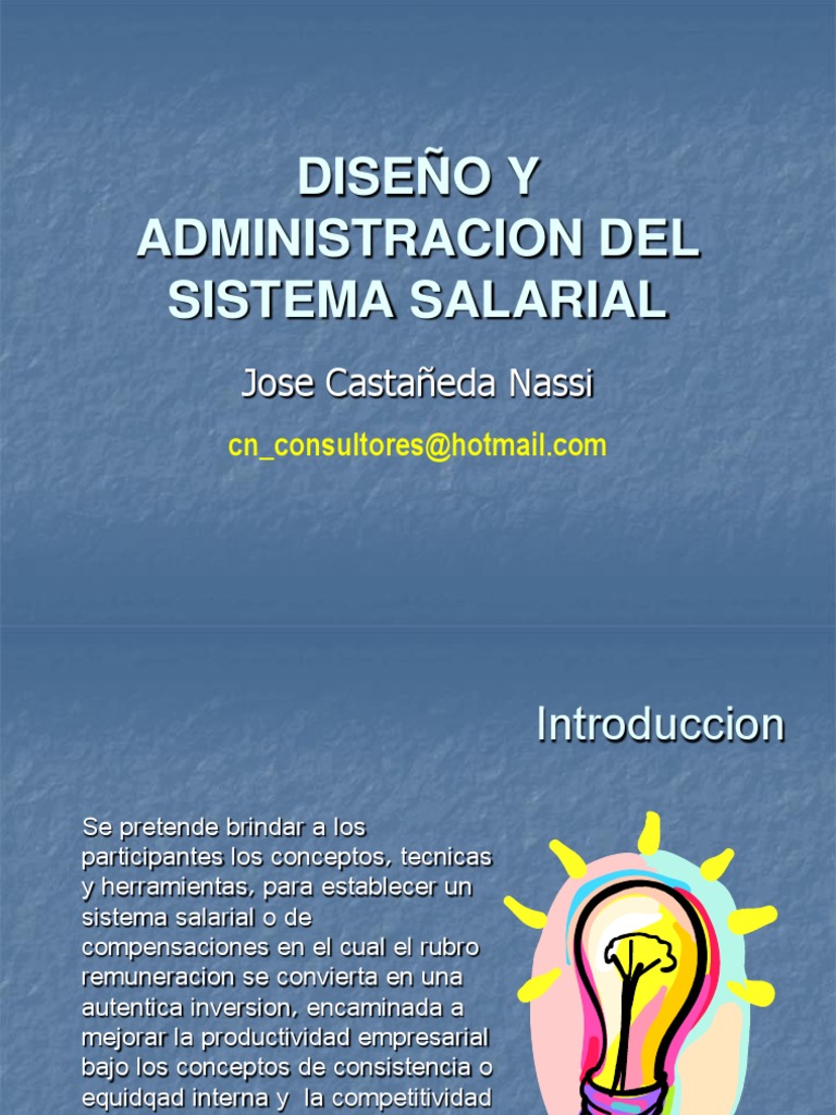 Sistema Salarial | PDF | Competitividad | Salario