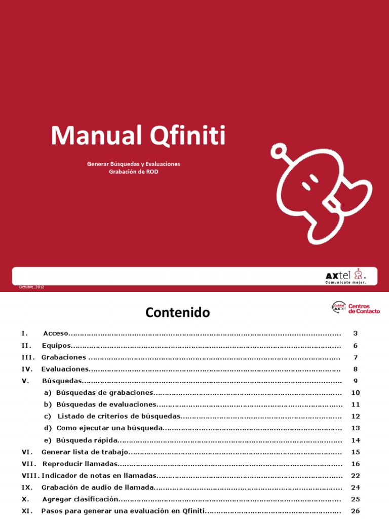 Manual Qfiniti | Descargar gratis PDF | Point and Click | Ventana ...