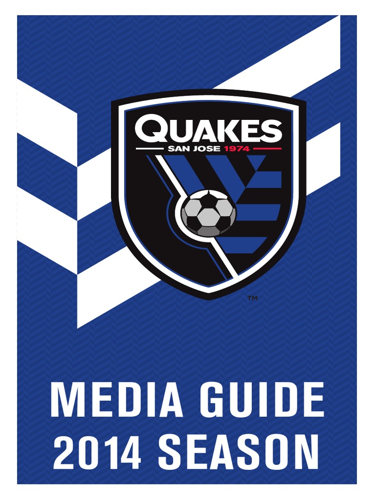 Quakes Media Guide 2014 | PDF | Major League Soccer | Sports