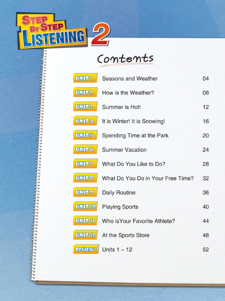 Step by Step Listening 2 PDF | PDF | Weather | Nature