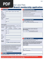 ANC Membership Application Form | PDF