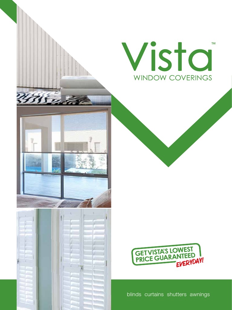 Vista Blinds & Curtains - Brochure May 2014 | PDF | Curtain | Window