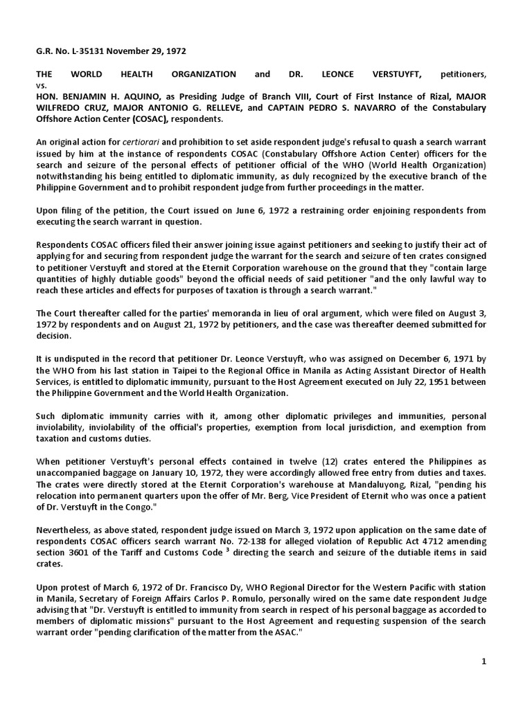 PIL Cases (Midterms) | PDF | Standing (Law) | Writ Of Prohibition