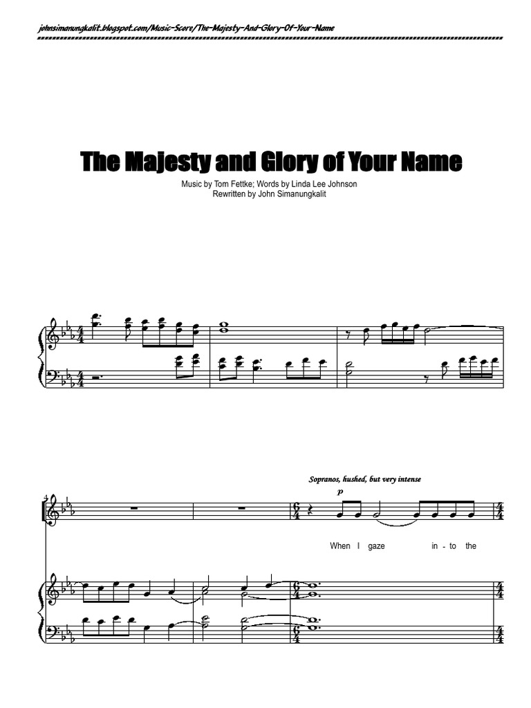 The Majesty and Glory of Your Name | Nature