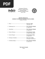 Nutrition Month Culmination Program | PDF