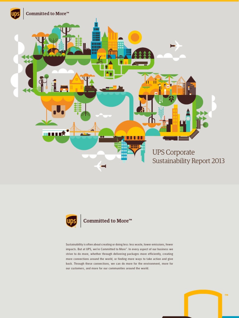 UPS 2013 Corporate Sustainability Report | Sustainability | Stakeholder ...