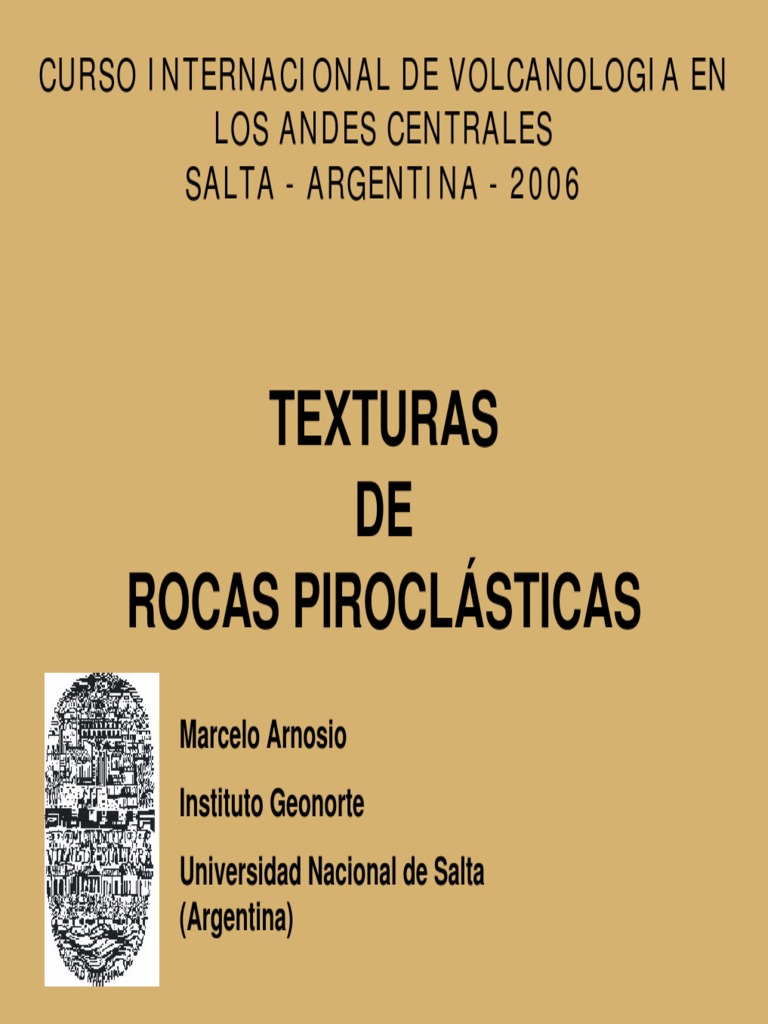 Texturas de Rocas Piroclásticas | PDF | Roca (geología) | Minerales