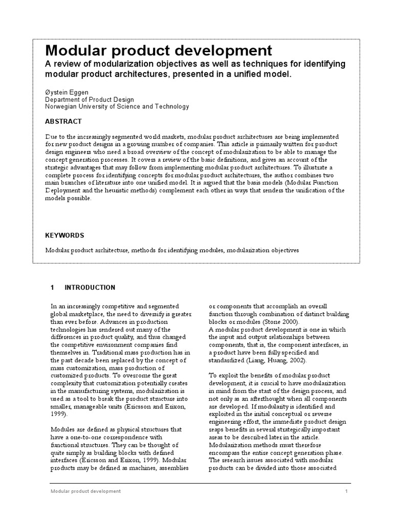 Diseño Modular | PDF | Modularity | Component Based Software Engineering
