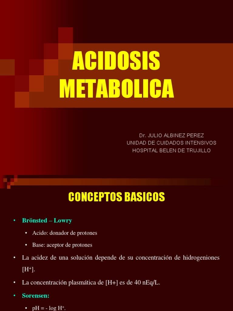 Acidosis Metabolica