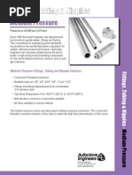 Autoclave Fitting Dimensions and Specs | PDF | Pipe (Fluid Conveyance ...