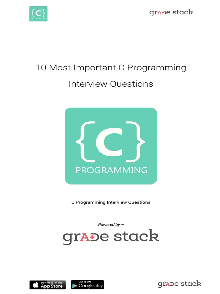 C Programming Interview Questions Pdf String Computer Science Algorithms 7456