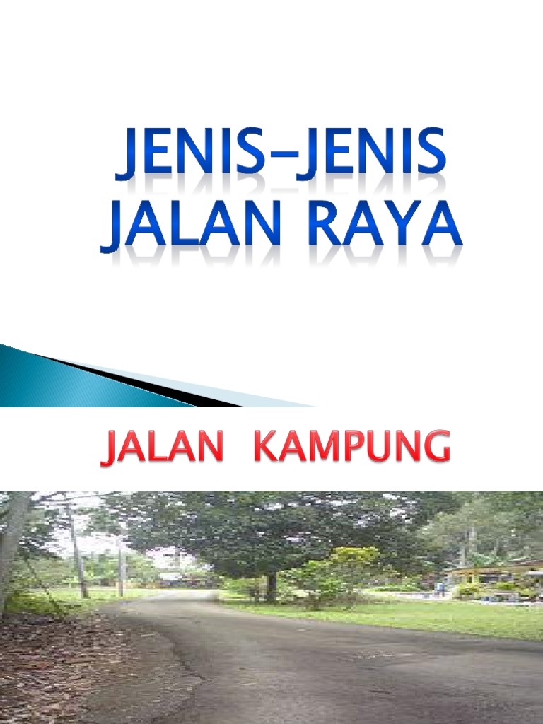 Jenis - Jenis Jalan Raya | PDF