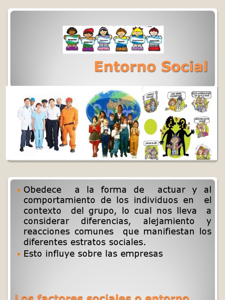 Entorno Social | PDF | Sociedad | Comportamiento