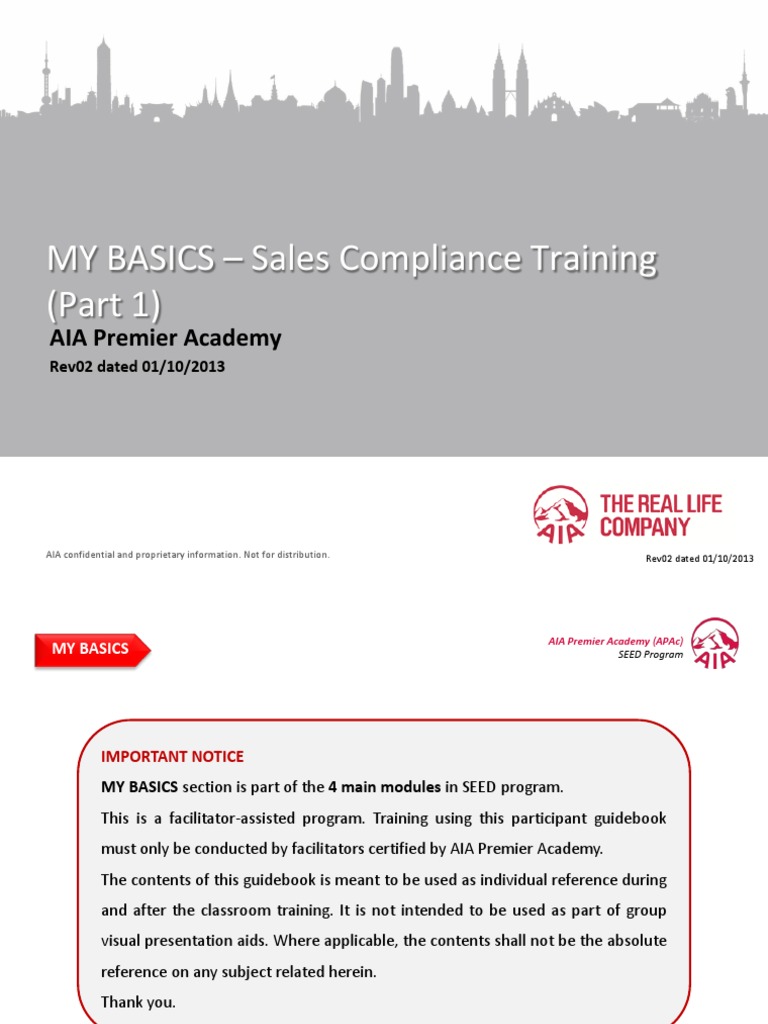 MY BASICS Sales Compliance Training Modules | PDF | Money Laundering ...