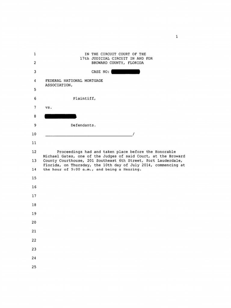 Trial Transcript M | Witness | Testimony