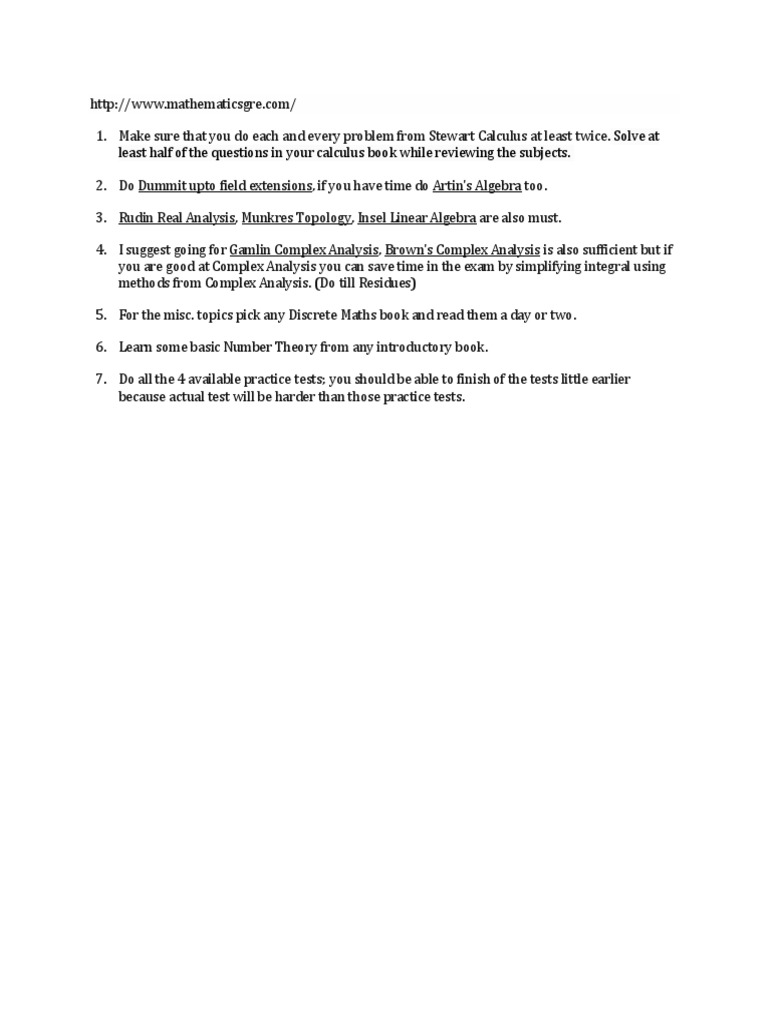 Essential GRE Math Preparation Guide | PDF | Teaching Methods & Materials