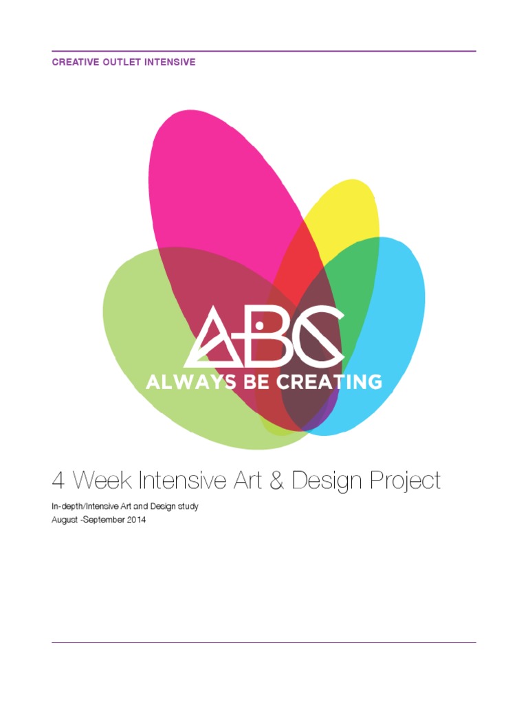 4-Week Art & Design Intensive Program | PDF | Career & Growth | Business