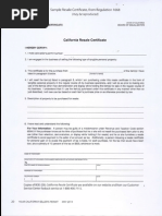 CA Resale Certificate | PDF | Taxes | Economies