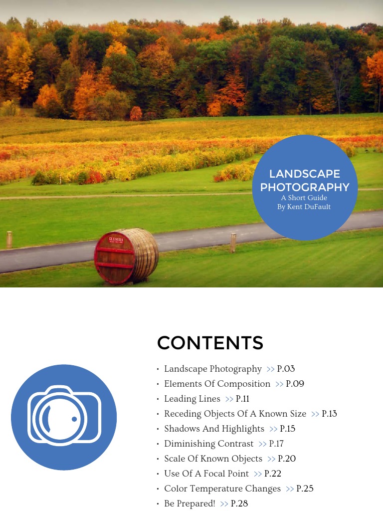 Landscape Photography Short Guide | PDF | Camera Lens | Composition ...