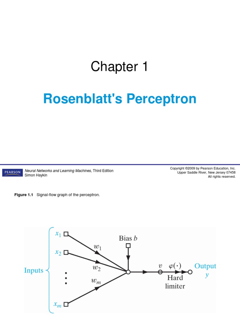 Rosenblatt's Perceptron: Neural Networks and Learning Machines, Third ...